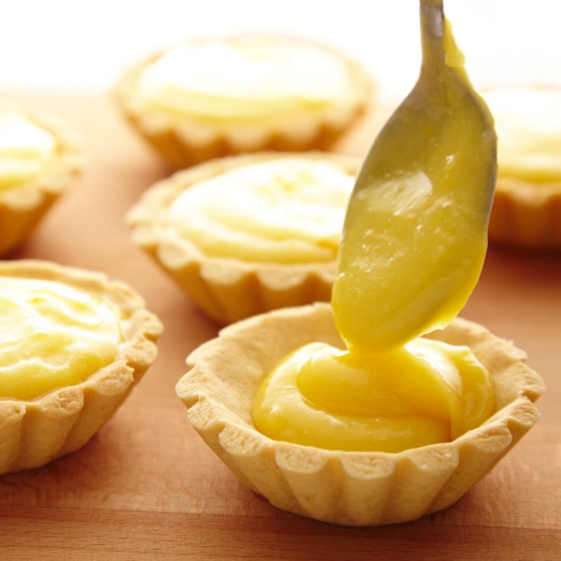 Mandarin Orange Custard Tart - QL Kitchen