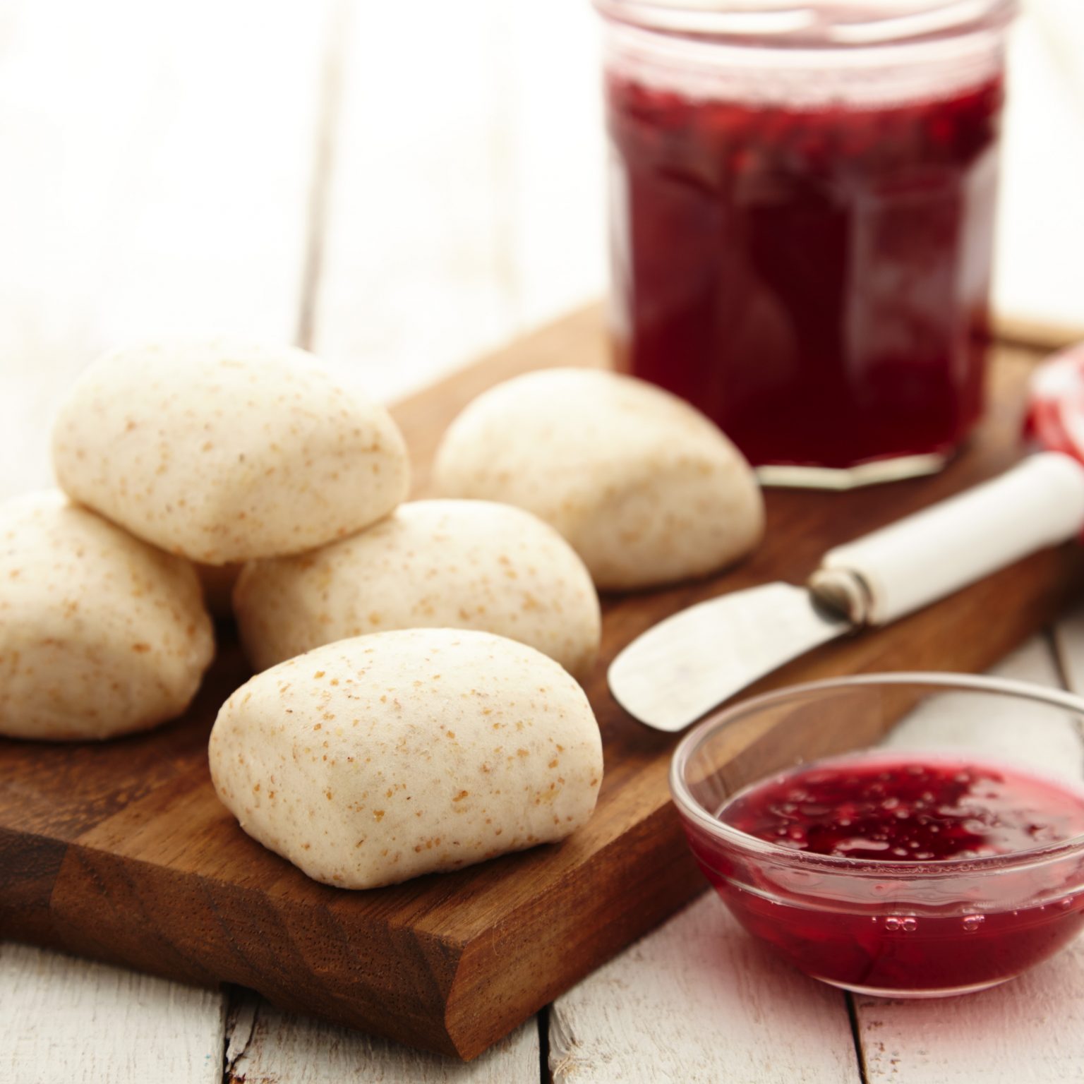 Jem Buah Delima Dengan Mantou Wholemeal Figo - QL Kitchen