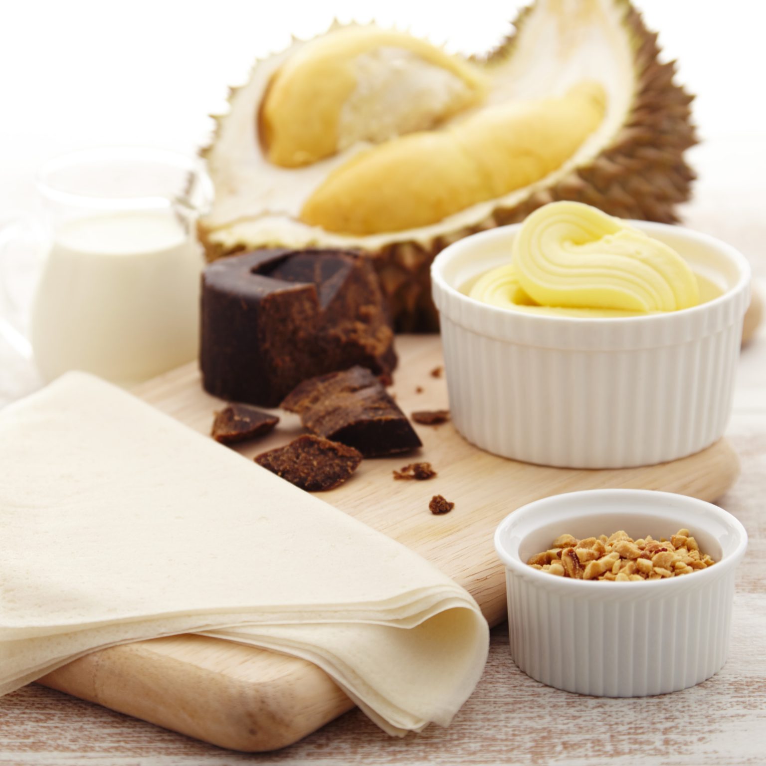 Durian Ice Cream with Gula Melaka in a Parfait Cup - QL Kitchen