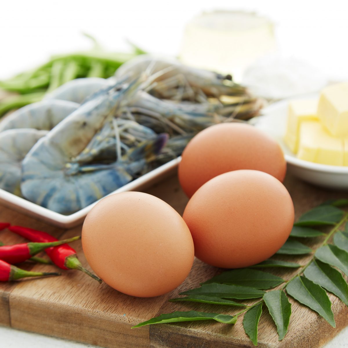 Golden Egg Floss Prawns - QL Kitchen