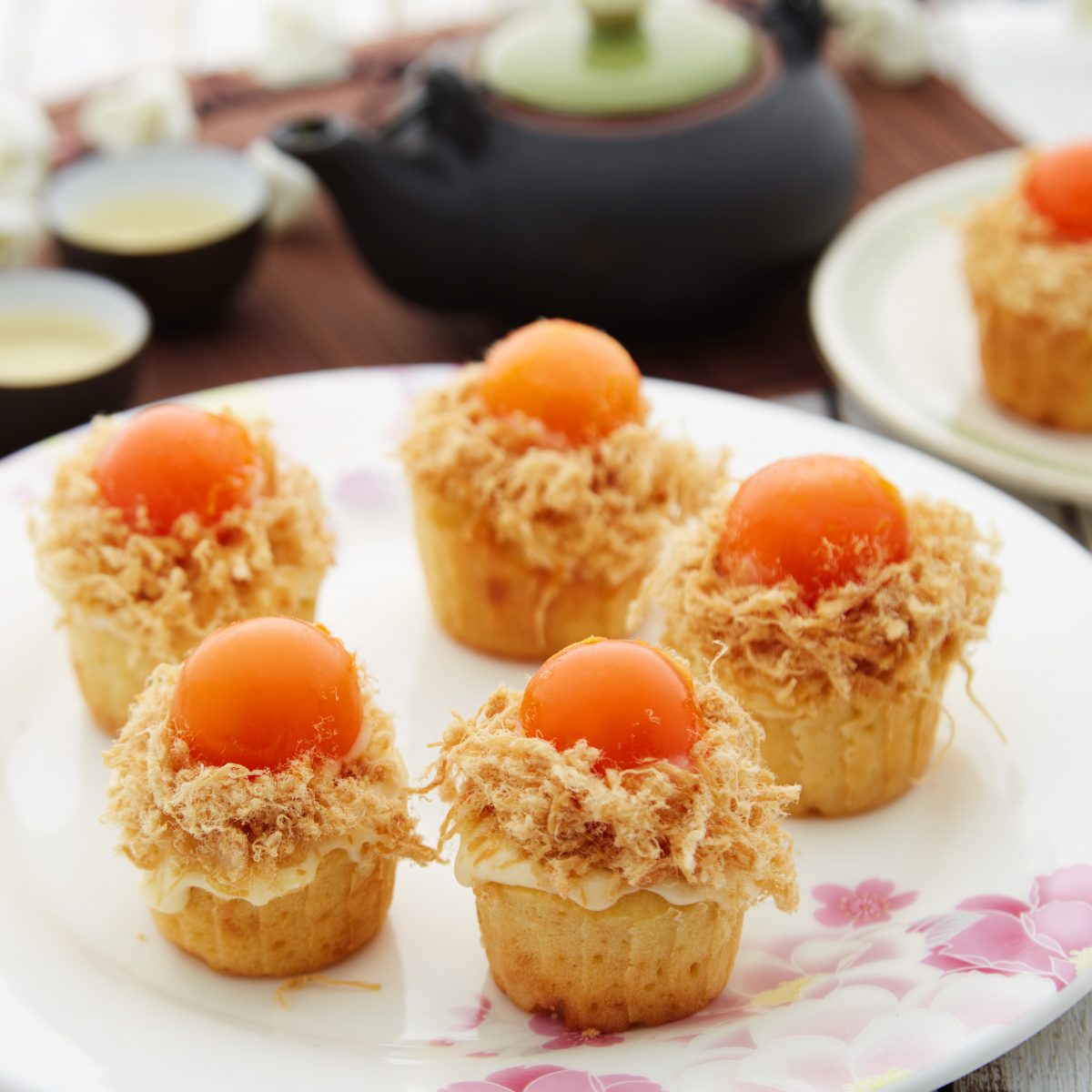 Salted Egg and Chicken Floss Cake - QL Kitchen