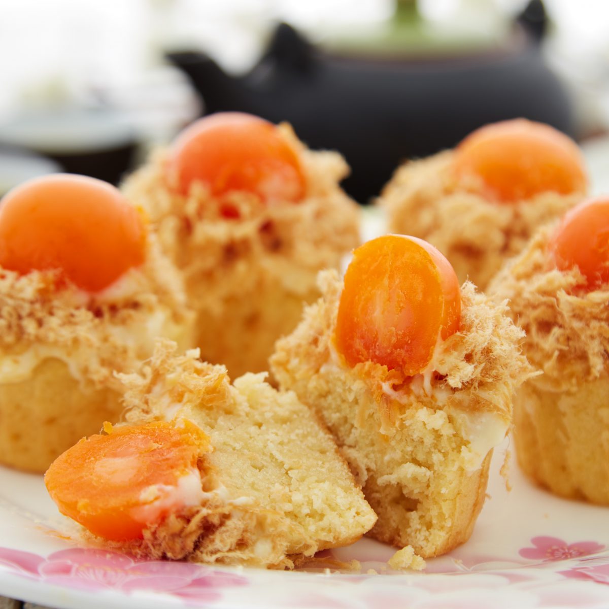 Salted Egg and Chicken Floss Cake - QL Kitchen